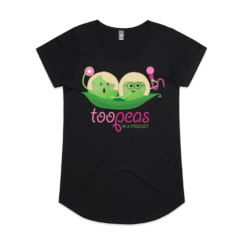 Too Peas Black Logo T-Shirt | Merch Fan