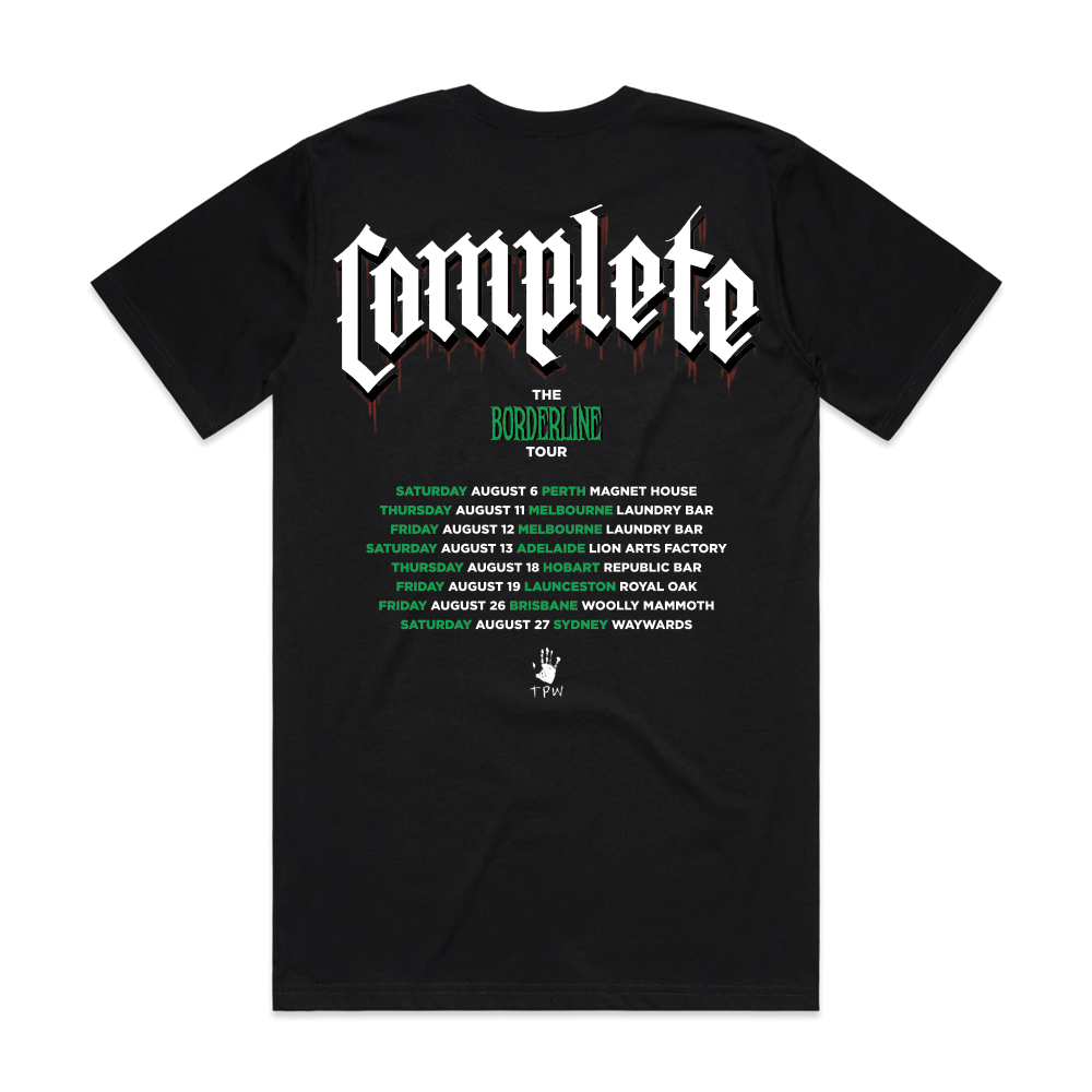 Complete | Borderline Tour Tee | Merch Fan